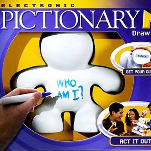 Mattel | Toys | Pictionary Man Electronic Party Game From Mattel Barely ...